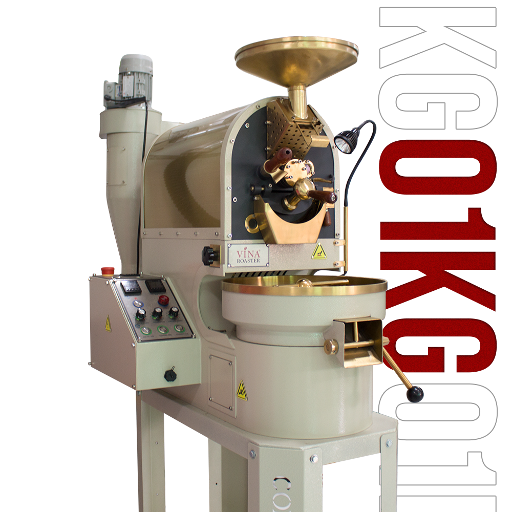 Coffee roaster machine 01kg - VNR BRO01 double drum